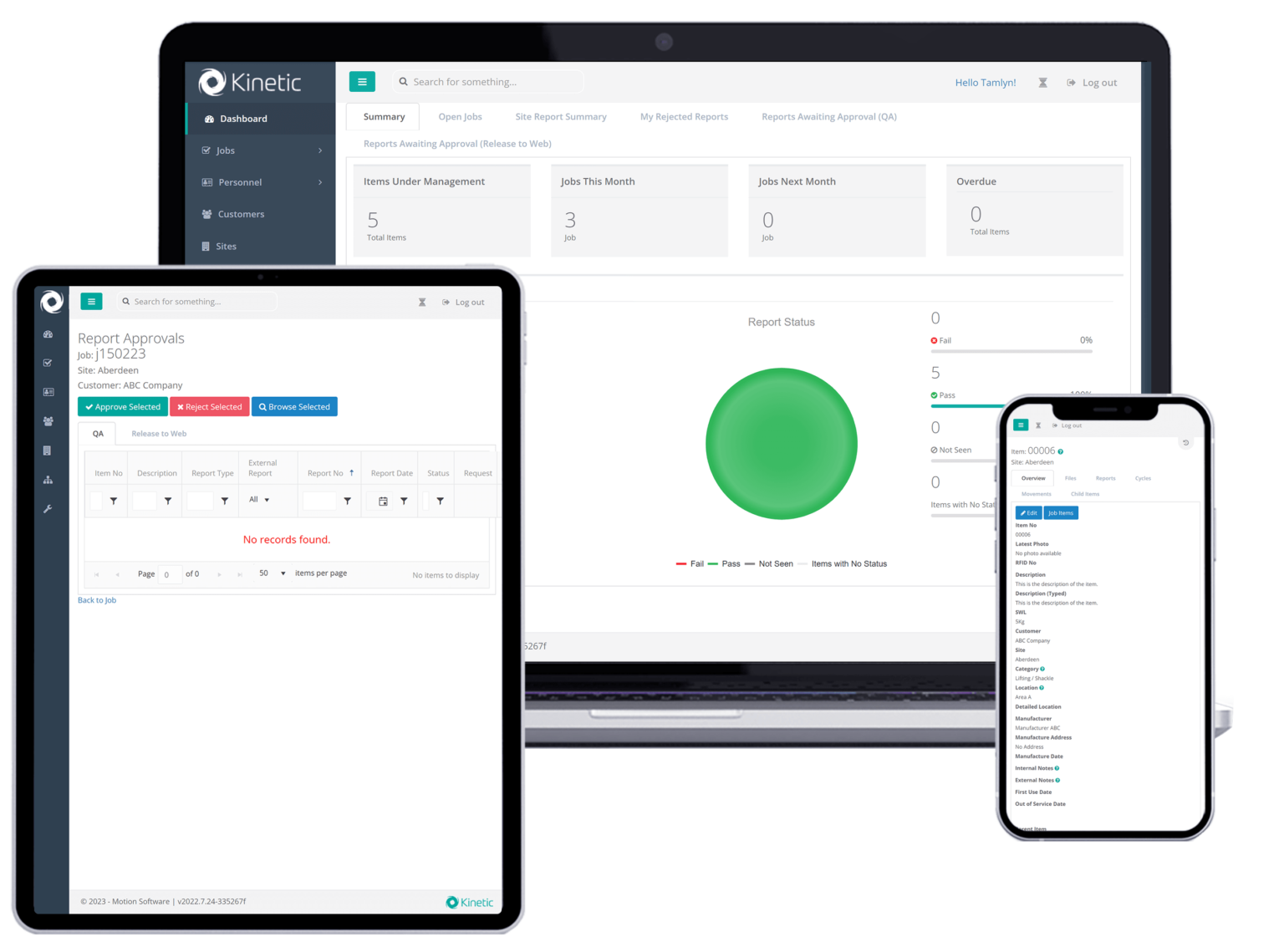 Dedicated inspection software for your business - Motion Software